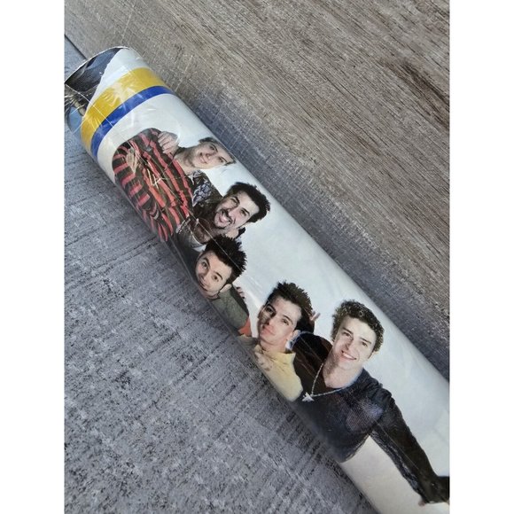Holiday | New Nsync Gift Wrap Wrapping Paper Vintage Carlton Cards ...